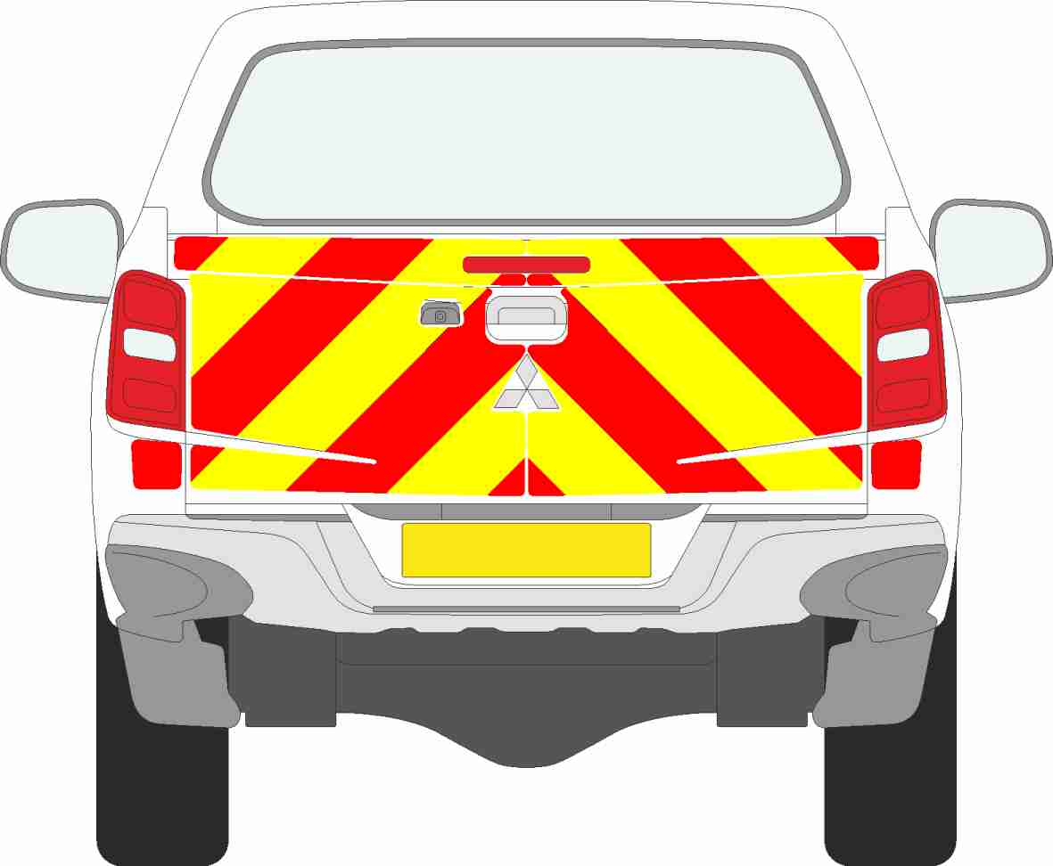 Mitsubishi L200 MK5 Pickup 2015 to 2019 Chevron Kit – Chevron kits Online